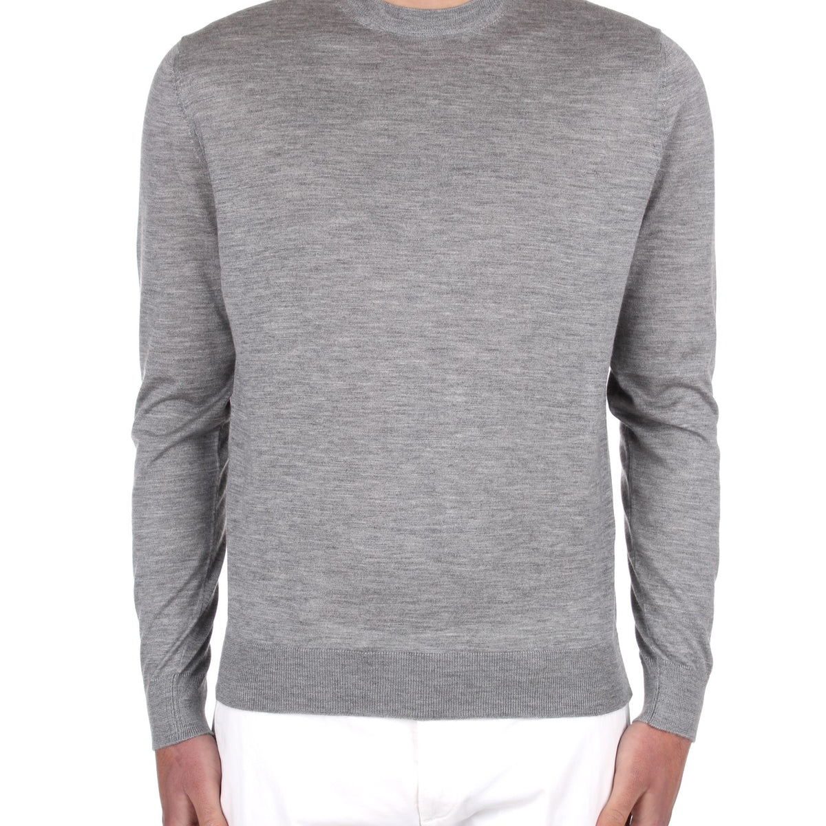 MAGLIA GIROCOLLO LANIFICIO COLOMBO GRIGIO 11187 – Michi D'Amato