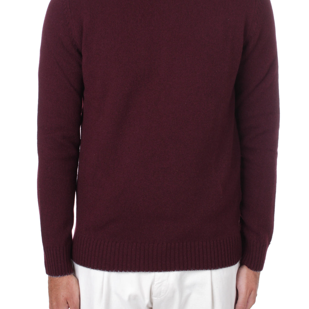 MAGLIA GIROCOLLO H953 IMPUNTURA BORDEAUX 51 – Michi D'Amato