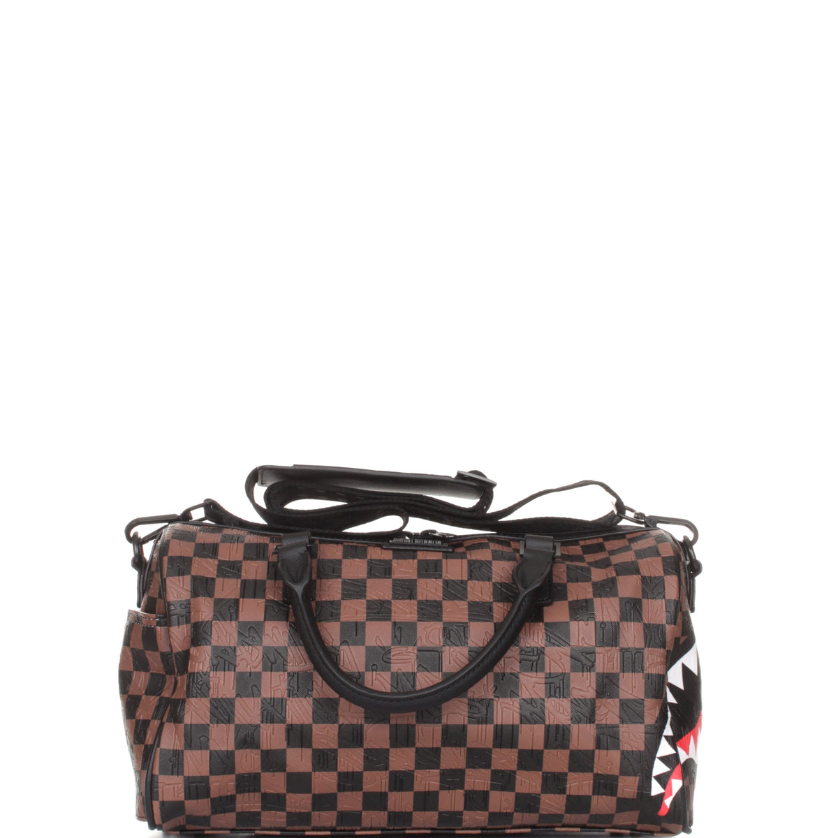 SPRAYGROUND CHECK 2 EMBOSS MINI DUFFLE BAG – Michi D'Amato