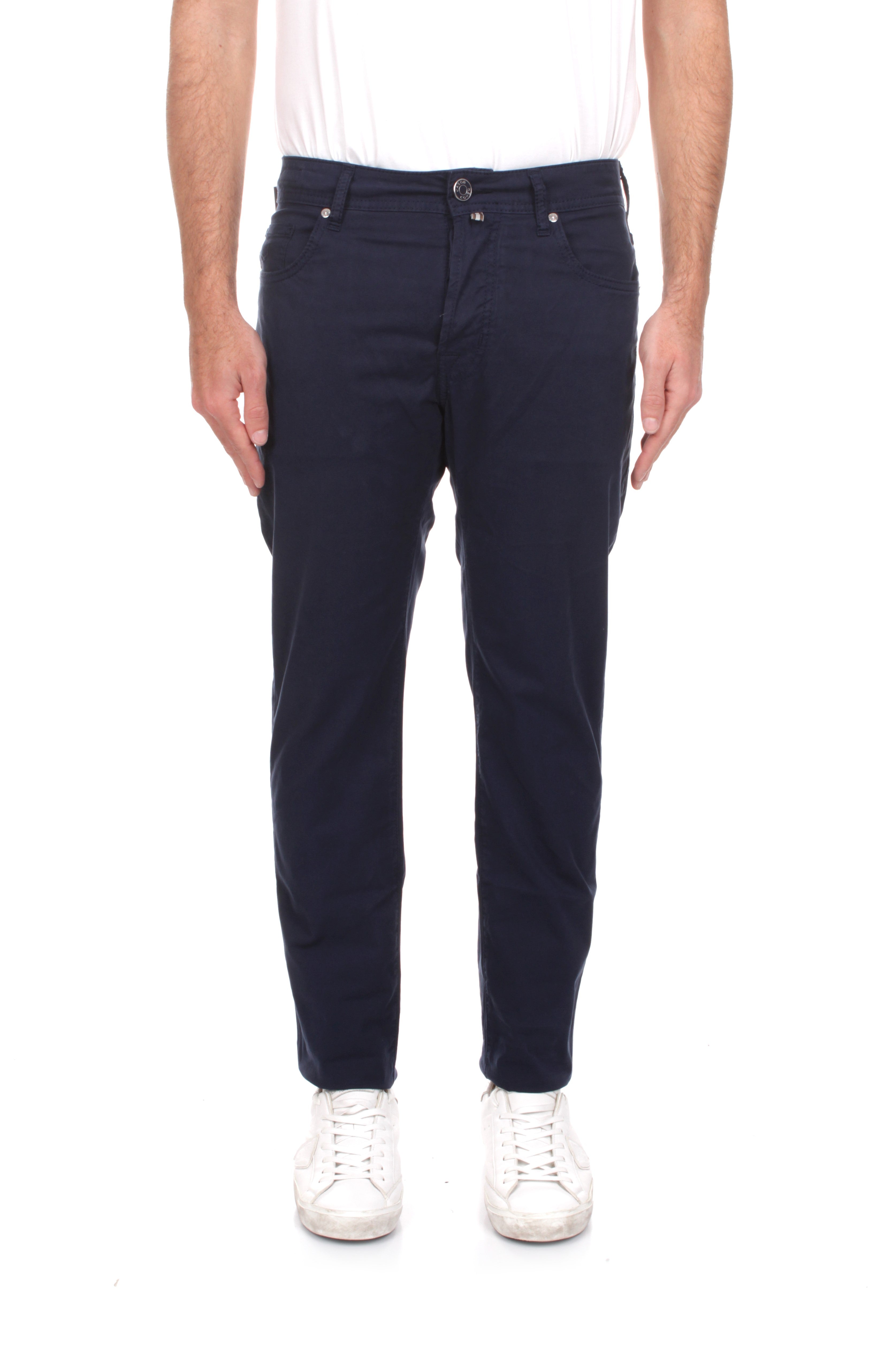 PANTALONI 5 TASCHE JACOB COHEN BARD SLIM BLU SCURO – Michi D'Amato